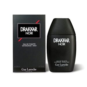 drakkar noir by guy laroche – original vintage designer fragrance blend for men – fresh, classic men’s evening scent – long lasting amber fougere aroma with spicy citrus notes – 6.7 oz edt spray