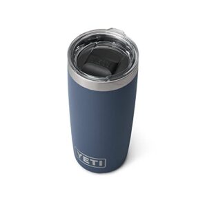 yeti rambler 10 oz tumbler, stainless steel, vacuum insulated with magslider lid, navy