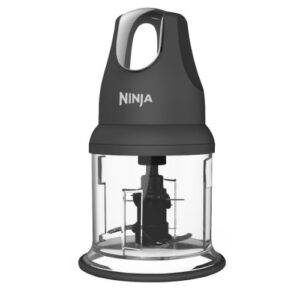 ninja food chopper express chop with 200-watt, 16-ounce bowl for mincing, chopping, grinding, blending and meal prep (nj110gr)