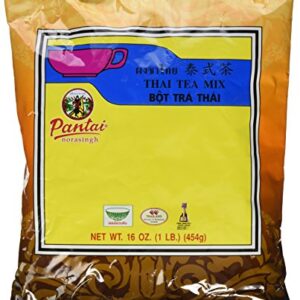 Thai Iced Tea Mix, Traditional Restaurant Style, 16 oz. (Pack of 2)