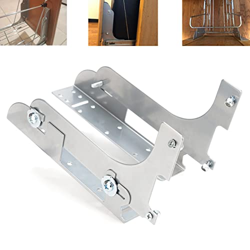 5WB-DMKIT Door Mount Kit Compatible With Rev-A-Shelf 5WB1 5WB2 5CW2 Series Baskets For Rev a shelf Pull Out Trash