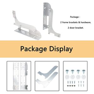 5WB-DMKIT Door Mount Kit Compatible With Rev-A-Shelf 5WB1 5WB2 5CW2 Series Baskets For Rev a shelf Pull Out Trash