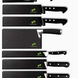 EVERPRIDE 9-Piece Knife Guard Set, Universal Blade Cover Sheaths for Chef and Kitchen Knives – Durable Knife Edge Guards Include Multiple Sizes to Protect Your Full Set of Knives - Knives Not Included