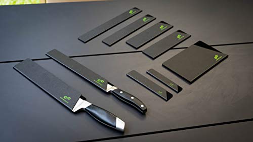 EVERPRIDE 9-Piece Knife Guard Set, Universal Blade Cover Sheaths for Chef and Kitchen Knives – Durable Knife Edge Guards Include Multiple Sizes to Protect Your Full Set of Knives - Knives Not Included