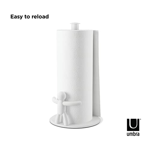 Umbra Buddy Paper Towel Holder, White