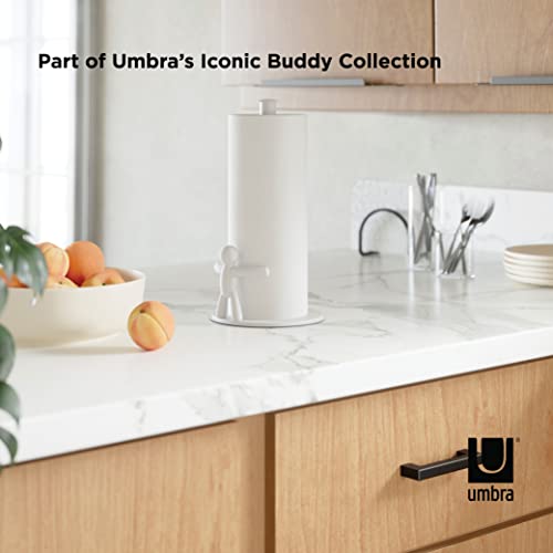 Umbra Buddy Paper Towel Holder, White