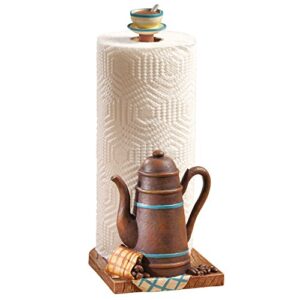 coffee pot kitchen paper towel holder