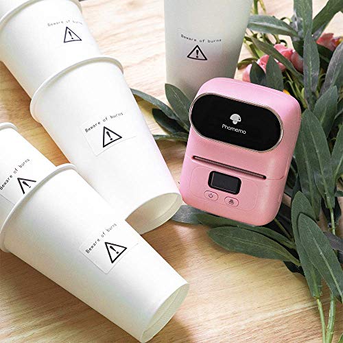 Phomemo M110 Bluetooth Label Maker with 3 Rolls 1.96’’ x 2.75’’ (50x70mm) Thermal Labels- Thermal Label Maker Printer Apply to Labeling, Office, Cable, Retail, Barcode, Compatible with Android & iOS