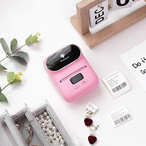 Phomemo M110 Bluetooth Label Maker with 3 Rolls 1.96’’ x 2.75’’ (50x70mm) Thermal Labels- Thermal Label Maker Printer Apply to Labeling, Office, Cable, Retail, Barcode, Compatible with Android & iOS