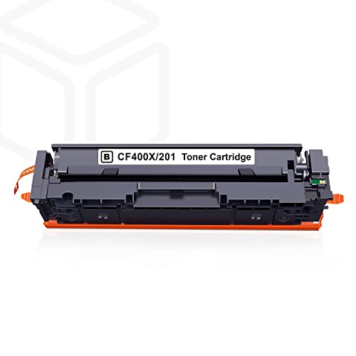 Valuetoner Compatible Toner Cartridge Replacement for HP 201X 201A CF400X CF400A for Color Pro MFP M252dw M277c6 M277dw M277n M252n M277 Printer High Yield (2 Black)