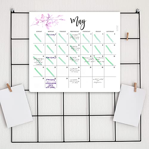 Beautiful Magnetic Fridge Calendar - Runs Until December 2023 - The Perfect Monthly Calendar With Seasonal Designs for Easy Planning