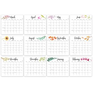 Beautiful Magnetic Fridge Calendar - Runs Until December 2023 - The Perfect Monthly Calendar With Seasonal Designs for Easy Planning