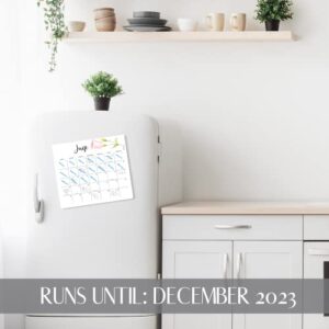 Beautiful Magnetic Fridge Calendar - Runs Until December 2023 - The Perfect Monthly Calendar With Seasonal Designs for Easy Planning