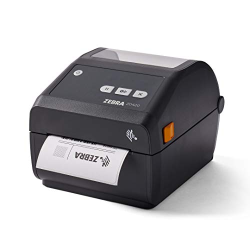 ZEBRA ZD420d Direct Thermal Desktop Printer 203 dpi Print Width 4 in WiFi Bluetooth USB ZD42042-D01W01EZ