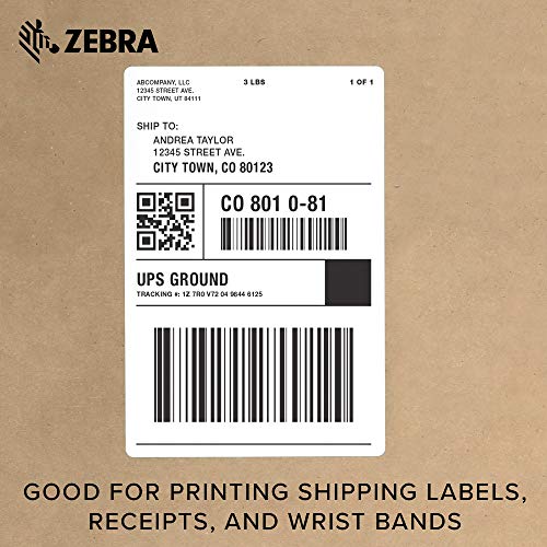 ZEBRA ZD420d Direct Thermal Desktop Printer 203 dpi Print Width 4 in WiFi Bluetooth USB ZD42042-D01W01EZ