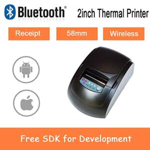 LIUYUNQI 58MM Serial Thermal Receipt POS 58 Printer Support Cash Drawer