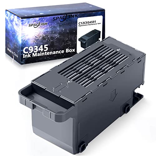 Spaceink C9345 C12C934591 Ink Maintenance Box Replacement for ET-16650 ET-16600 ET-8550 ET-5800 ET-5850 WF-7840 WF-7820 ET-8500 EC-C7000 ST-C8000 ST-C8090 WF-7310 ET-5880 Printer (PXMB9/C9345)