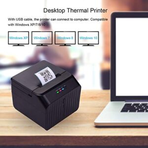 LIUYUNQI Desktop 58mm Thermal Label Printer Wired Barcode Printer USB BT Connection Support ESC/POS