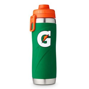 gatorade stainless steel sport bottle, 26oz, double-wall insulation