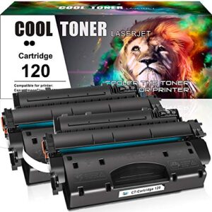 cool toner compatible toner cartridges replacement for canon 120 cartridges 120 crg-120 canon imageclass d1120 d1550 d1150 d1320 d1350 d1520 d1100 d1370 d1180 d1170 mf6680dn mf417dw (black, 2-pack)