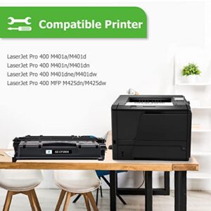 Aztech Compatible CF280X Toner Cartridge Replacement for HP 80X CF280X 80A CF280A Laserjet Pro 400 M401A M401D M401N M401DNE MFP M425DN (Black, 2-Packs)