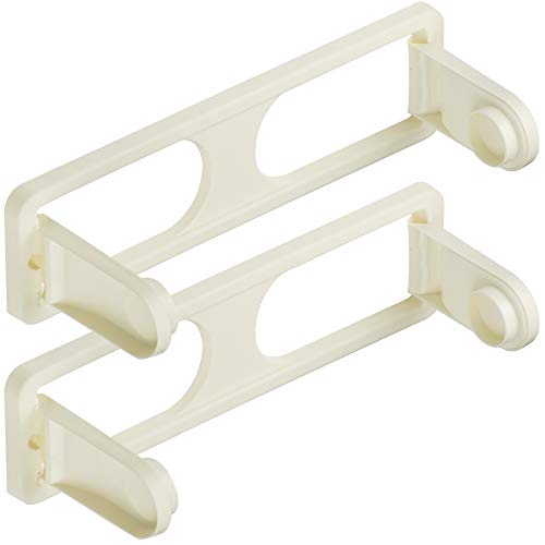 DecorRack Wall Mount Paper Towel Holder for Kitchen and Bath, Flexible Shatterproof -BPA Free- Plastic, Vertical or Horizontal Mount, Under Cabinet Folding Dispenser (Cream)