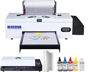 punehod l1800 dtf transfer printer with roll feeder,direct to film print-preheating a3 dtf printer for dark and light clothing vs dtg printer (a3 dtf printer +oven)