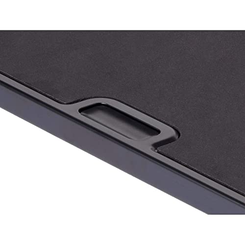 Nifty Medium Appliance Rolling Tray – Black, Home Kitchen Counter Organizer, Integrated Rolling System, Non-Slip Pad Top for Coffee Maker, Stand Mixer, Blender, Toaster