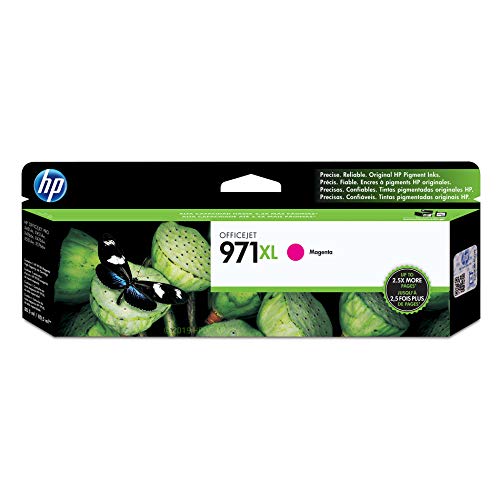 HP 971XL | PageWide Cartridge High Yield | Magenta | Works with HP OfficeJet Pro X451, X476, X551, X576 | CN627AM