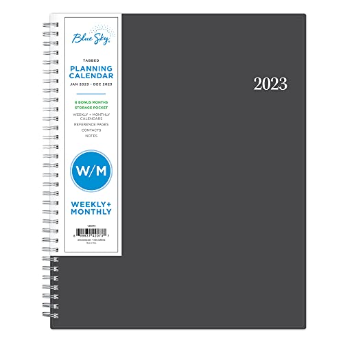 Blue Sky 2023 Weekly and Monthly Planner, January - December, 8.5" x 11", Flexible Cover, Wirebound, Passages (142073)