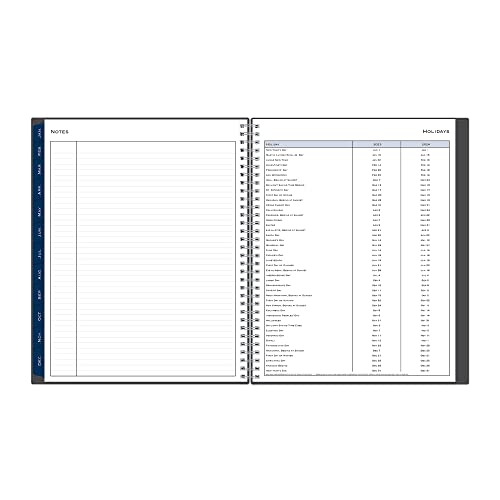 Blue Sky 2023 Weekly and Monthly Planner, January - December, 8.5" x 11", Flexible Cover, Wirebound, Passages (142073)