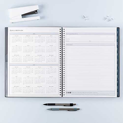 Blue Sky 2023 Weekly and Monthly Planner, January - December, 8.5" x 11", Flexible Cover, Wirebound, Passages (142073)