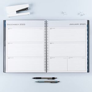 Blue Sky 2023 Weekly and Monthly Planner, January - December, 8.5" x 11", Flexible Cover, Wirebound, Passages (142073)