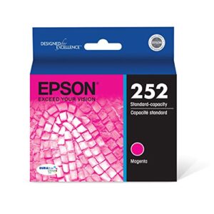 epson t252 durabrite ultra ink standard capacity magenta cartridge (t252320-s) for select epson workforce printers