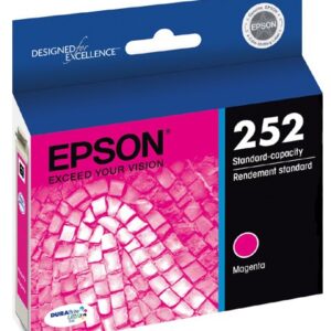 EPSON T252 DURABrite Ultra Ink Standard Capacity Magenta Cartridge (T252320-S) for select Epson WorkForce Printers