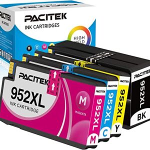 PACITEK Compatible 952XL Ink Cartridge use with HP Officejet Pro 7740 Printer 8710 8715 8725 8720 8715 Printers Ink Cartridges