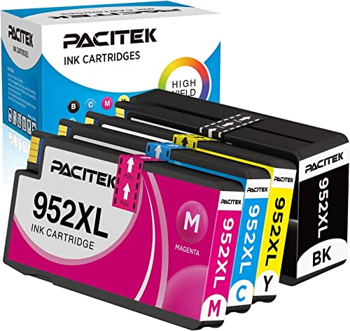 PACITEK Compatible 952XL Ink Cartridge use with HP Officejet Pro 7740 Printer 8710 8715 8725 8720 8715 Printers Ink Cartridges