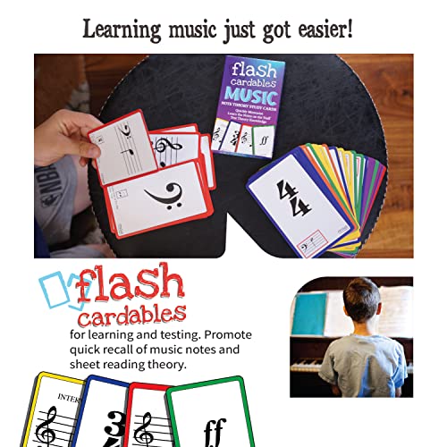 Flashcardables Premium Music Flash Cards