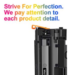 Uniwork Compatible Toner Cartridge Replacement for HP 78A CE278A Compatible with Laserjet Pro P1606dn, M1536dnf, P1566, P1560, P1606, M1536 Printer Tray (2 Black)