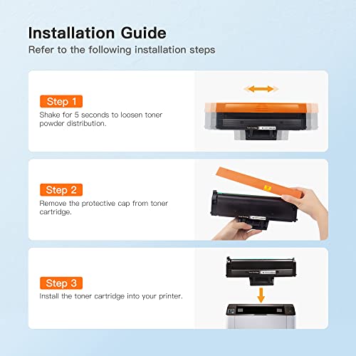 E-Z Ink (TM) Compatible Toner Cartridge Replacement for Samsung 111S 111L MLT-D111S MLT-D111L to Use with Samsung Xpress M2020W M2024W M2070FW M2070W Printer (Black, 2 Pack)