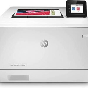 HP Laserjet Pro M454dw Wireless Color Laser Printer (W1Y45A), Print Only, 28ppm, 600x600 dpi, Duplex Printing, 2.7" Color Touchscreen Display, Auto On/Off Technology, Wi-Fi, Lanbertent Printer Cable