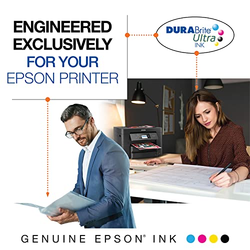 EPSON T802 DURABrite Ultra -Ink Standard Capacity Black & Color -Cartridge Combo Pack (T802120-BCS) for select Epson WorkForce Pro Printers