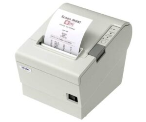 epson tm-t88v thermal receipt printer, usb and serial interfaces, auto-cutter. includes power supply. color: cool white. (interface cables not included) . . . (