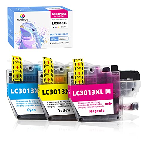 LC3013 Ink Cartridge Replacement for Brother LC3013XL LC 3013XL3 Color Pack LC3013C,LC3013M,LC3013Y Ink Cartridges for use with Brother MFC-J491DW, MFC-J497DW, MFC-J690DW, MFC-J895DW Printer