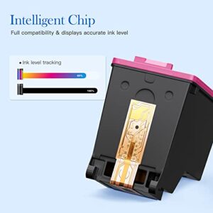 Valuetoner Remanufactured Ink Cartridge Replacement for HP 63 XL 63XL to use with Envy 4520 4512 4516 Officejet 5255 5258 4650 3830 3833 4655 Deskjet 1112 2132 3630 3632 3634 (1 Black, 1 Color)