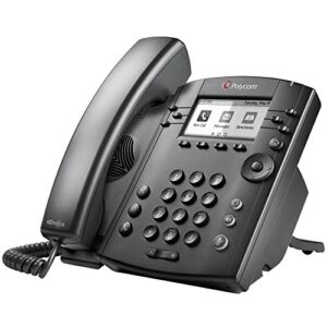 polycom vvx 311 corded business media phone system – 6 line poe – 2200-48350-025 – replaces vvx 310