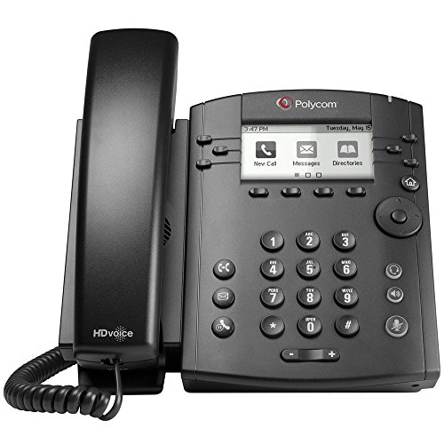 Polycom VVX 311 Corded Business Media Phone System - 6 Line PoE - 2200-48350-025 - Replaces VVX 310