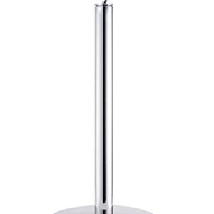 SunnyPoint Heavy Weighted Sturdy Paper Towel Holder Stand Dispenser with Stainless Base Fits Standard and Jumbo Sized Paper Towel, Chrome