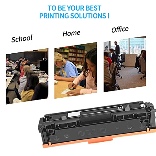 4-Pack Compatible HP 305A Black,Cyan, Magenta, Yellow Toner Cartridges Works with Laserjet Pro 400 Color M451dn M451nw M451dw MFP M475dw M475dn Pro 300 M375nw