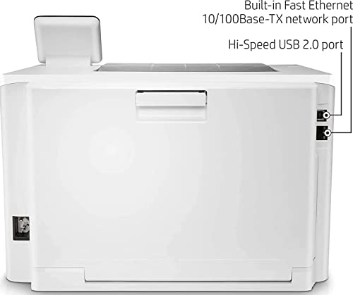 HP Color Laserjet Pro M255dw Single-Function Wireless Laser Printer, White - Print only - 2.7" Color Touchscreen, 22 ppm, 600 x 600 dpi, 8.5 x 14, Auto Duplex Printing, Ethernet